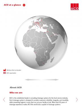 About ACO | Commercial Kitchen | ACO Industrial Drainage