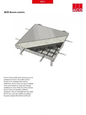 ACO Access covers | Food&Beverage | ACO Industrial Drainage